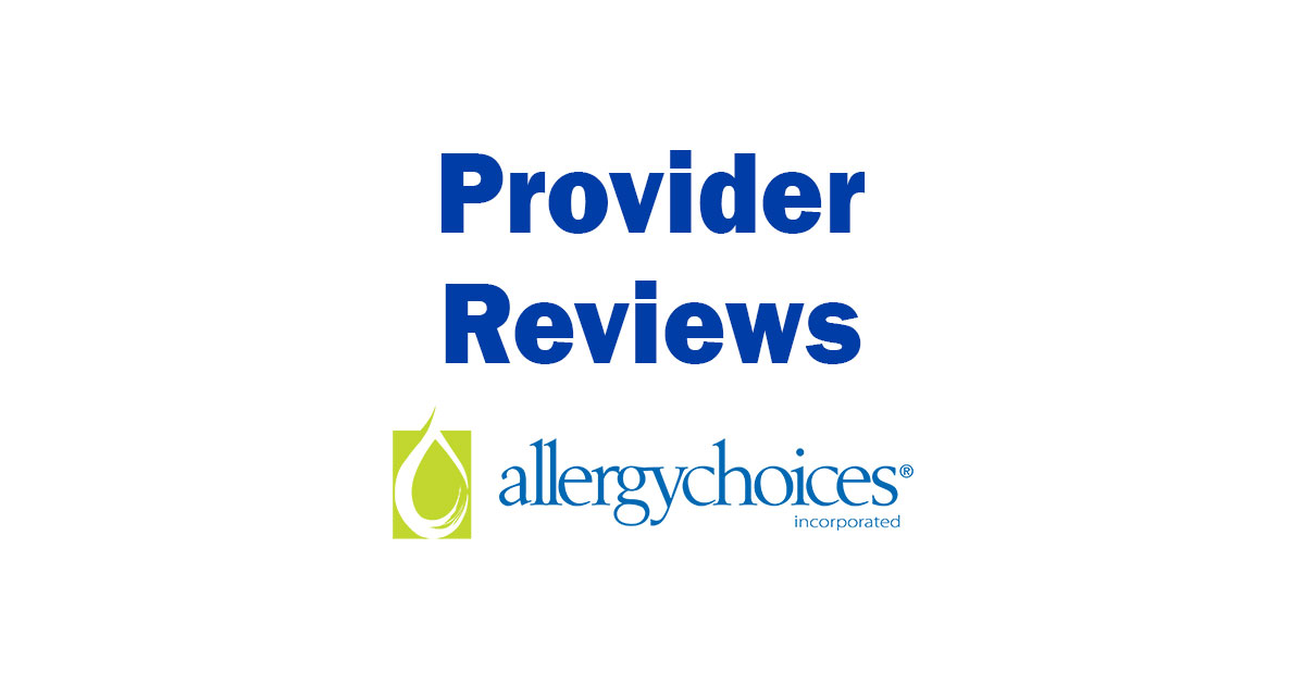 Watch Provider Reviews of Allergychoices